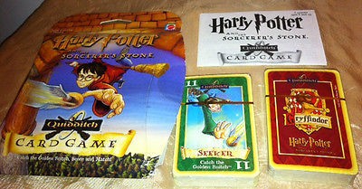 Harry Potter and the Sorcerer’s Stone Quidditch Card Game - Three ...